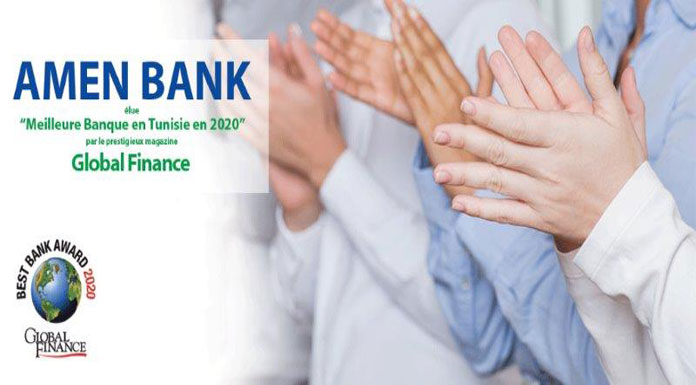 AMEN BANK élue « Meilleure Banque en Tunisie pour l’année 2020 » par le ...
