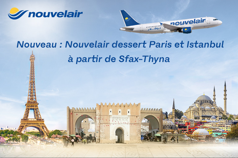 L’aéroport de Sfax-Thyna est désormais la 4ème base aérienne de Nouvelair en Tunisie