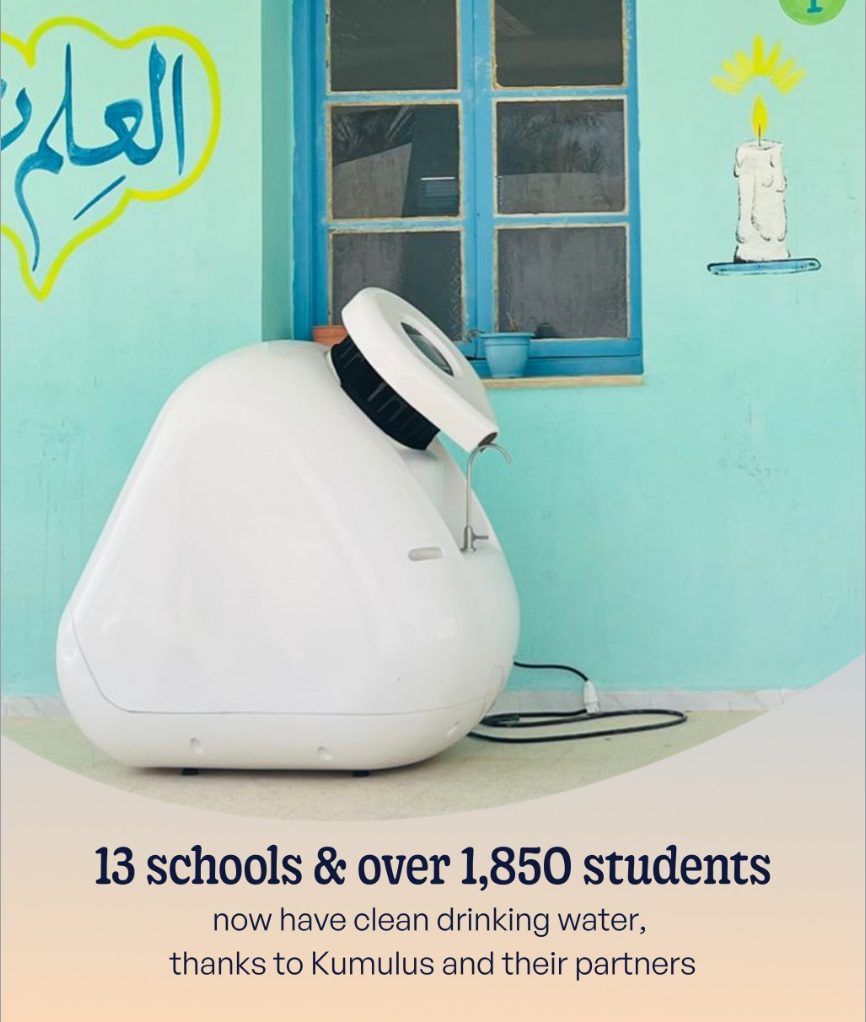 Kumulus s’engage et veut garantir une eau potable pour toutes les ...